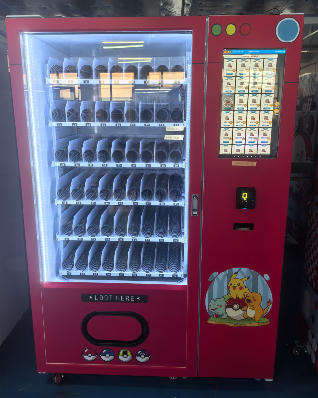 Pokémon Vending Machine in Italy - Guangzhou Micron Vending Technology ...